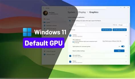 Windows 11에서 애플리케이션의 기본 Gpu 설정하기