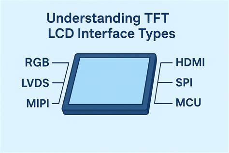 Understanding Tft Lcd Interfaces Rgb Lvds Mipi Hdmi Etc