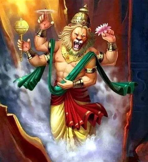 Narsingh Bhagwan Photo Hd Wallpaper