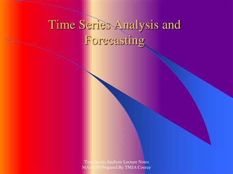 Ppt Time Series Analysis And Forecasting Powerpoint Presentation Free Download Id 6600422