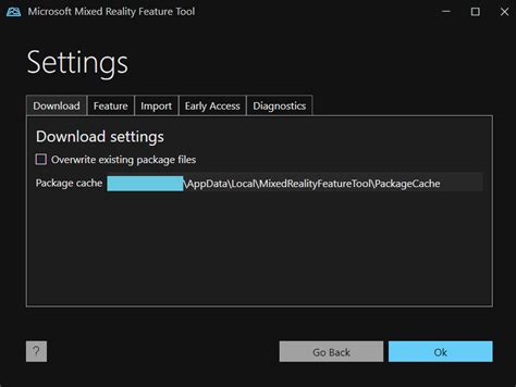 Configuring The Mixed Reality Feature Tool Mixed Reality Microsoft