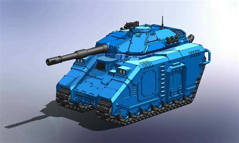 Stl File Tracked Chassis For Primari Repulsor Executioner 🪖 ・3d
