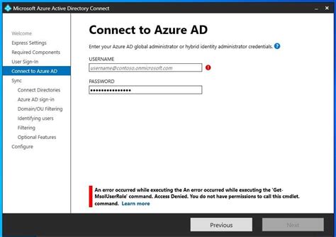 Unable To Install Azure Ad Connect V2 Since It Still Uses Msol How To Get Past This Error Yes