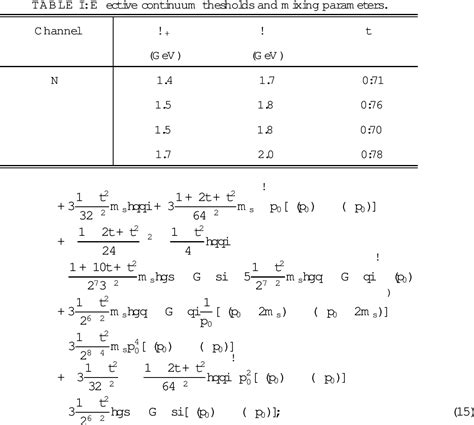 table i from positive and negative parity flavor octet baryons in