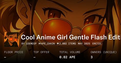 Cool Anime Girl Gentle Flash Edition Collection Opensea