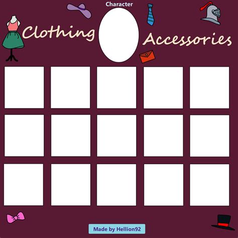 My Outfit Template By Hellion92 On Deviantart