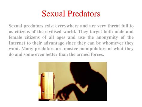 PPT Internet Predators PowerPoint Presentation Free Download ID 4656260