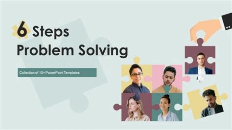 6 steps problem solving powerpoint ppt template bundles ppt presentation