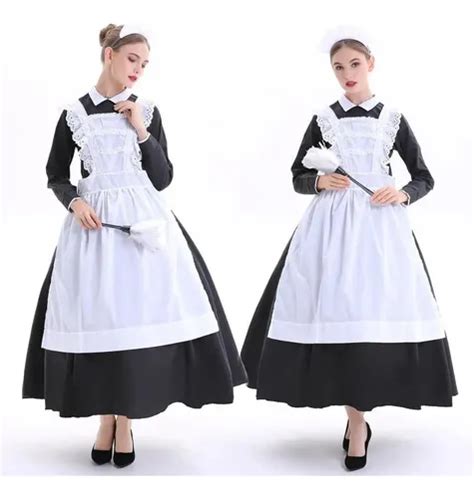 Disfraz De Sirvienta Para Cosplay Uniforme De Sirvienta Más Meses Sin