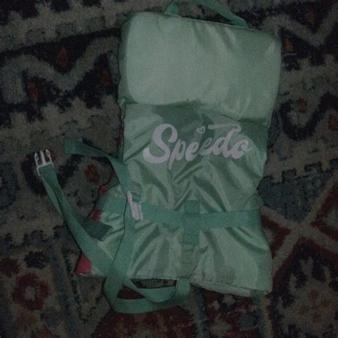 Speedo Swim Floatation Device Swim Vest Certified American Red Cross Approved Us Coast Guard