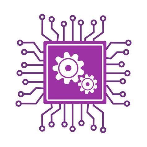 Ai Technology Microcircuit Microchip Thin Lineprocessor Chip Icon
