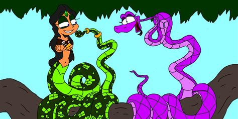 the naga and the python by sammyd productions on deviantart