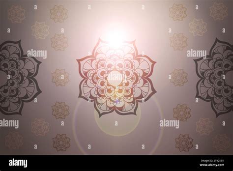 Colorful Background With Geometric Element Sacred Geometry Motifs Vintage Decorative Elements