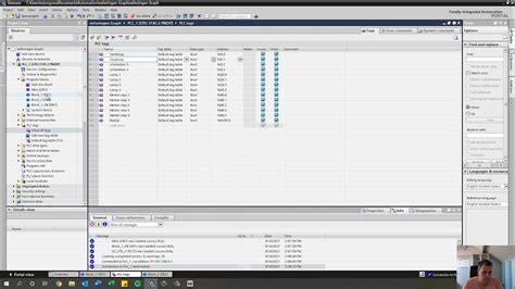 Siemens Tia Portal Graph Cyclus Starten En Stoppen Besturingstechniek 9 Youtube