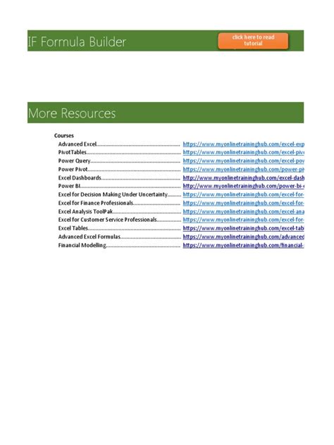 If Formula Builder Pdf Microsoft Excel Computing If Formula Builder Pdf Microsoft Excel Computing