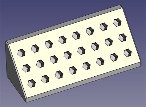 Parametric Bit Holder Freecad By Nikolai Shytyk Download Free Stl