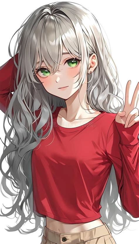 Young Girl Hentai Style Character Stock Illustration Illustration Of