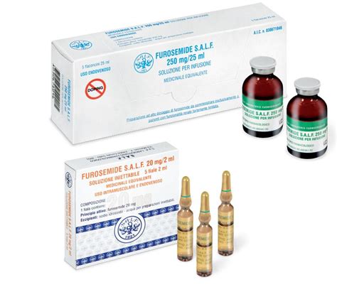 Furosemide Salf 250mg25ml Solution For Infusion Or 20mg2ml