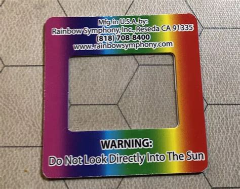 Diffraction Grating Slide Holographic Linear 1000 Lines Mm Lamp Laser Spectrum Hglycee Fr