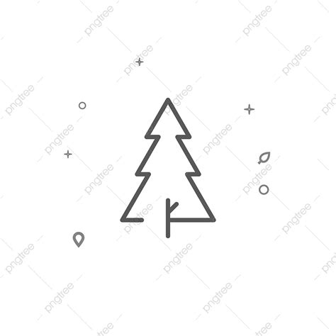 Triangular Vector Design Images Triangular Tree Simple Vector Line