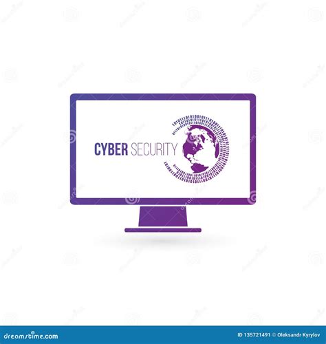 Abstract Personal Data Protection Cyber Security With Globe And Binary Code Cyber Security