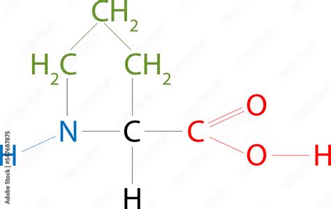 The Structure Of Proline Proline Is An Organic Acid Classed As A Proteinogenic Amino Acid