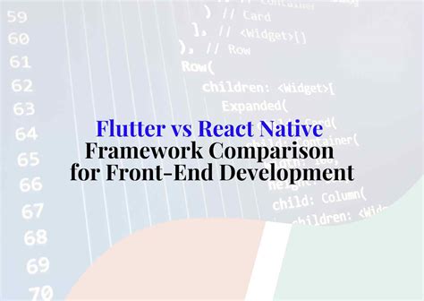 Flutter Vs React Native For Front End Development Process