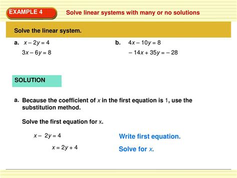 ppt 3 2 solving systems algebraically powerpoint presentation free