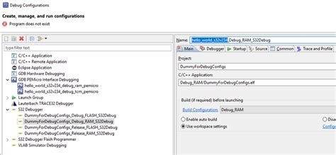 howto add a new debugger configuration to an exis nxp community