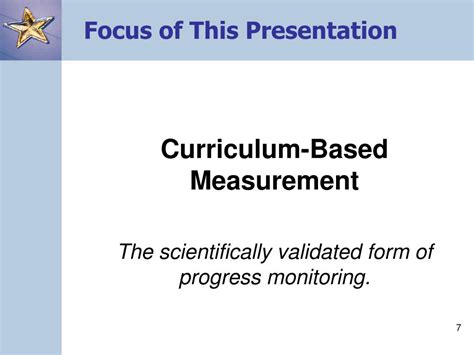 Ppt Using Curriculum Based Measurement For Progress Monitoring In