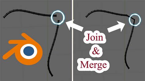 Join And Merge Two Lines In Blender Attach And Connect Lines Blender Tutorial Youtube
