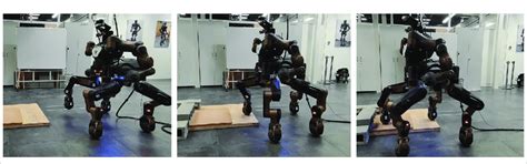Snapshots Of The Variable Stiffness Locomotion Where The Robot Needs