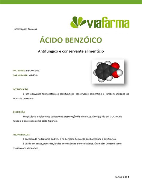 Acido Benzoico Pdf