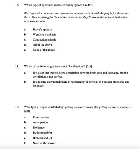 Solved 10 Which Of The Following Sentences Are Examples Of