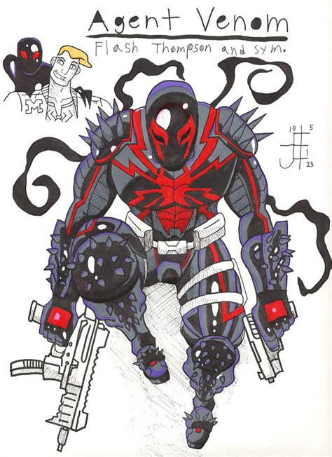 Agent Venomflash Thompson And Sym By Spinosaur1 On Deviantart