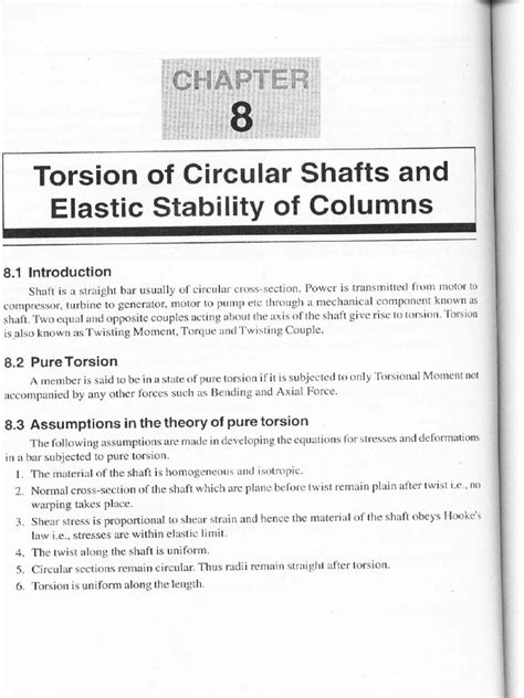Torsion Of Circular Shafts Pdf