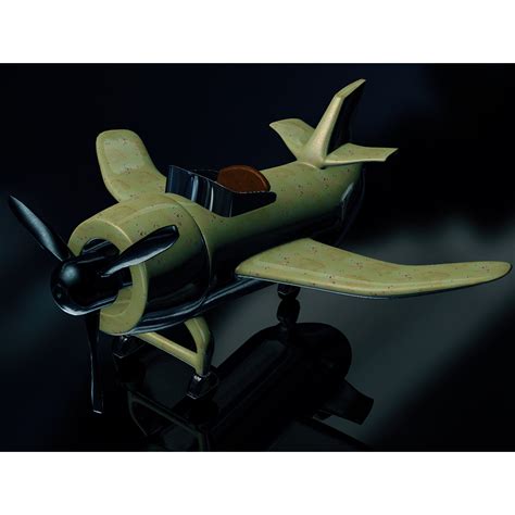 만화 비행기 3d 모델 15 Obj Fbx Max Free3d