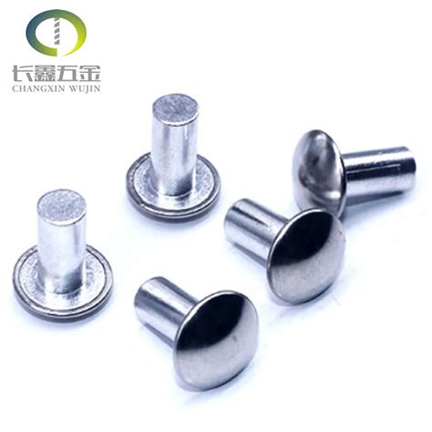 Low Profile Domed Head Solid Rivets For Cookware Manufacturing