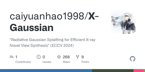 github caiyuanhao1998 x gaussian radiative gaussian splatting for