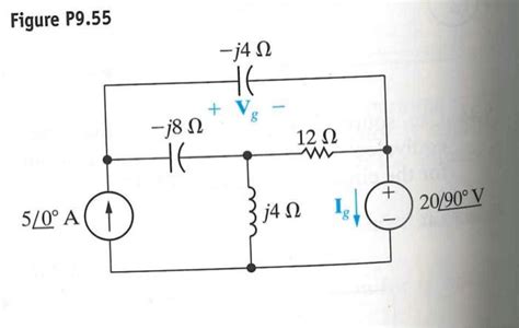 solved 9 60 use the mesh current method to find the phasor