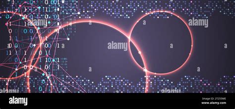 Technology Background Big Data Concept Binary Computer Code Vector