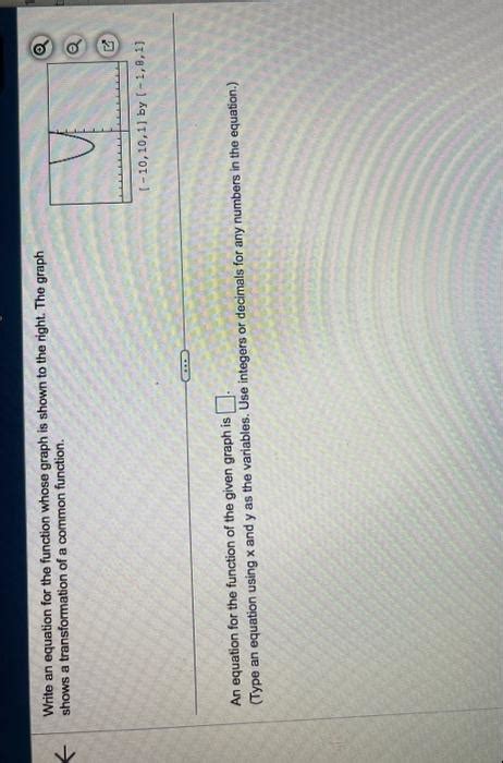 Solved Write An Equation For The Function Whose Graph Is Chegg
