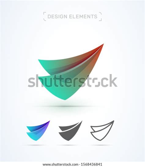 Vector Abstract Check Mark Logo Letter Stock Vector Royalty Free 1568436841 Shutterstock