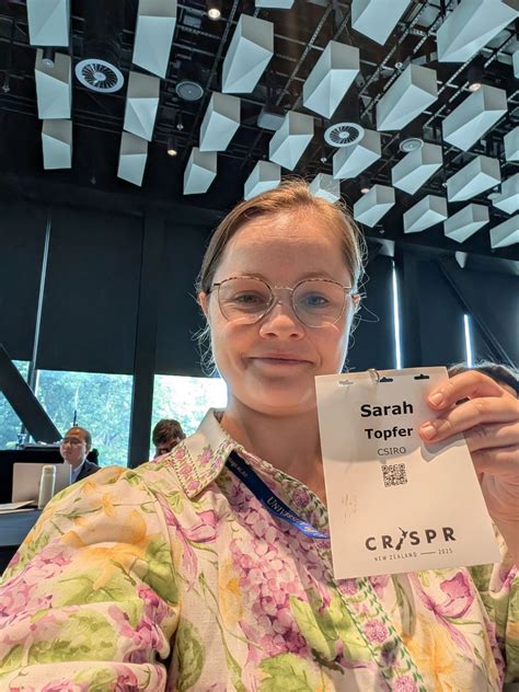 Sarah Topfer On Linkedin Crispr2025