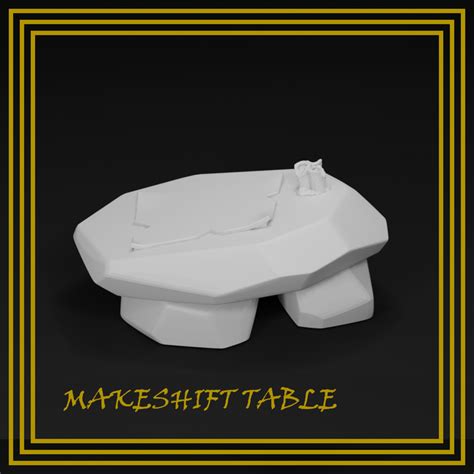 3d Printable Makeshift Table Mini By Auto Generate