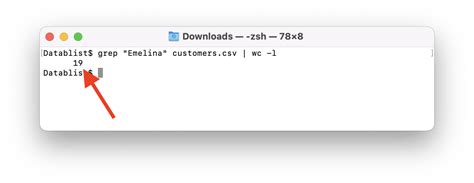 Count The Number Of Rows Of A Csv File On Linux Or Macos Terminal