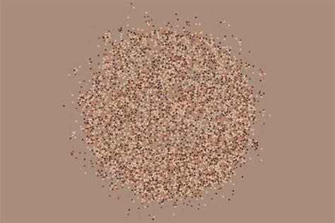Circle Created From Brown Particles Graphic By AnnArtshock Creative