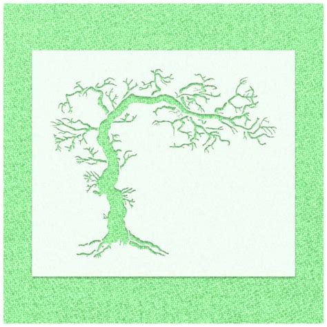 Tree Wall Stencils Etsy