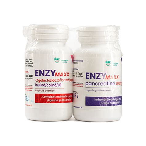 Pachet Digestiv Enzymaxx Enzime Pancreatina