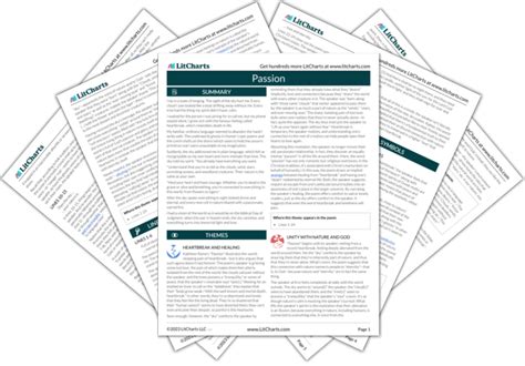 Passion Poem Summary And Analysis Litcharts